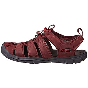 KEEN Women's Sneaker Sandal, Burgundy, 7.5