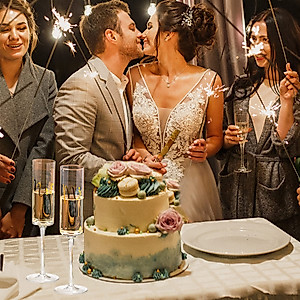 iooiluxry Wedding Cake Knife and Server Set, Mr and Mrs Champagne Flutes Wedding Glasses for Bride and Groom, Cake Cutting Set for Wedding Bridal Shower Gifts