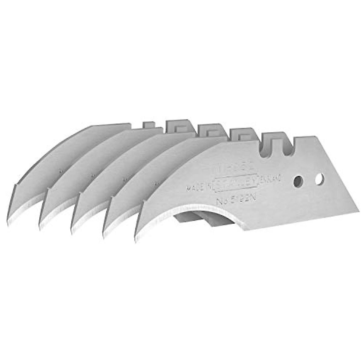 Stanley 0-11-952 Concave Trimming blade "519" (5 Piece), Silver