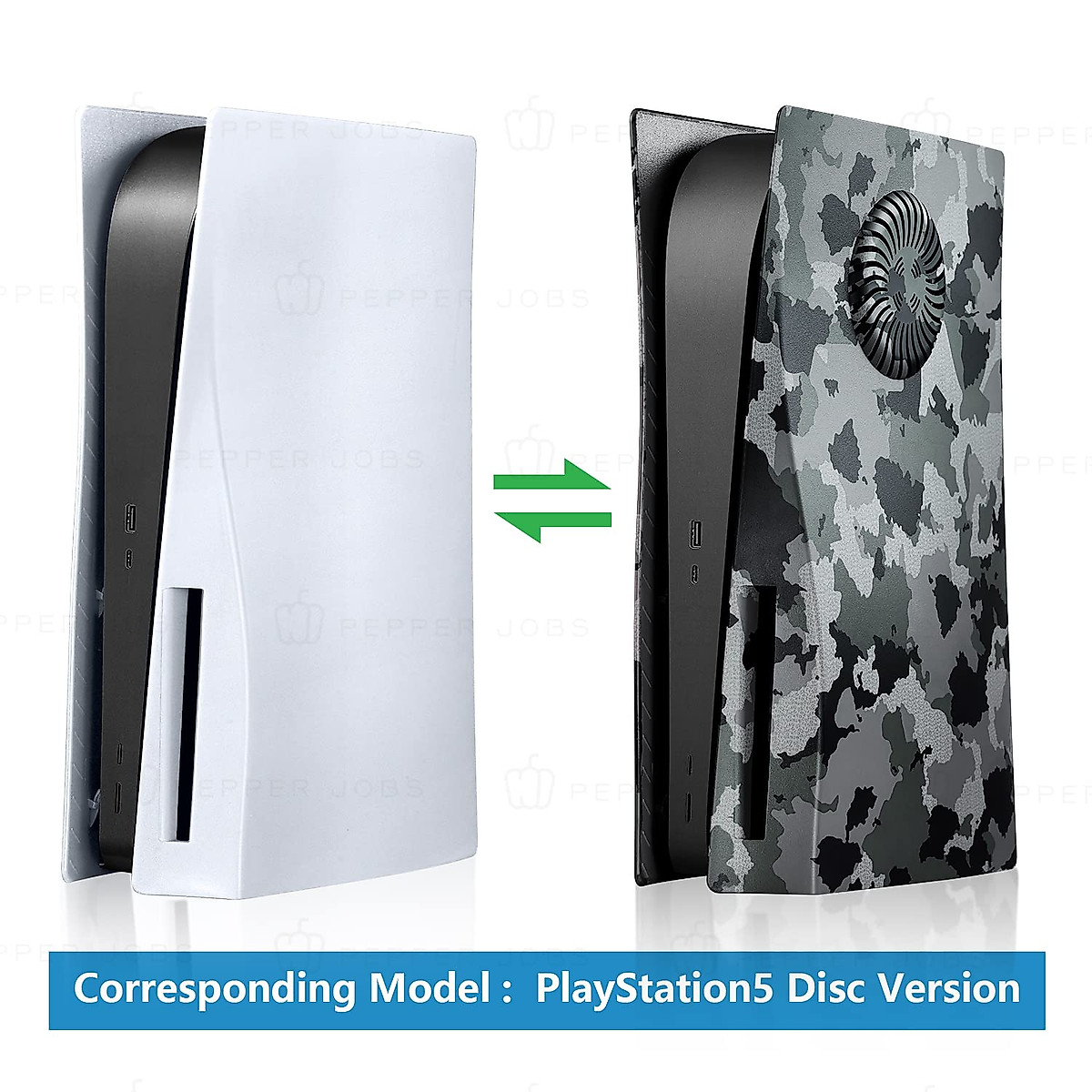 PEPPER JOBS Console Cover Hard Shockproof, Part Number PJ-CC001, Hardware Platform 123, Material Acrylonitrile Butadiene Styrene (ABS), Color 123