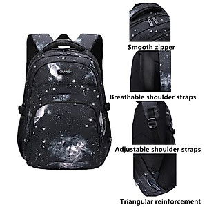 Starry-Sky School Backpack Primary Students Bookbag Elementary Knapsack for kids Daypack