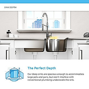 MR Direct 808-BL-CST Black Dual-Mount Granite 21-5/8 in. Single Bowl Kitchen Sink Matching 1 Colored Strainer