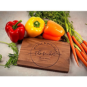 Personalized Cutting Board, Housewarming Gift - 12 Designs - Wedding Gifts for Couple, Kitchen Sign - House Warming Present for New Home