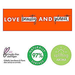 Love Beauty And Planet Silicone Free Conditioner Detox and Nourishment Black Tea Kombucha & Red Ginger Hair Care for Soft & Shiny Hair, Floral, 32 Fl Oz