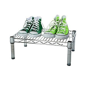 Shelving Inc. 14" d x 18" w Chrome Wire Shelving with 1 Tier Shelf, Weight Capacity 800lbs Per Shelf