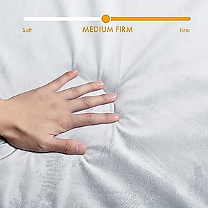 Memory Foam Camping Mattress Portable Travel Sleeping Pad Floor Guest Bed Tent Mattress Removable Waterproof Cover Travel Bag CertiPUR-US (Single (Small))