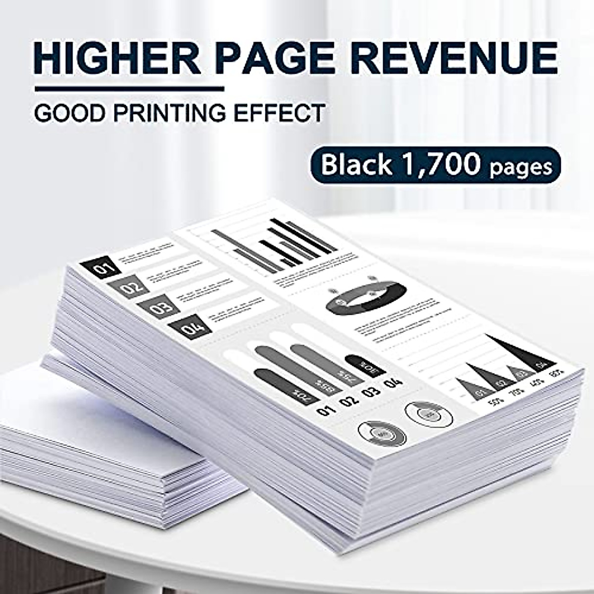 Van Enterprises High Yield 2 Pack Black TN730 TN-730 Compatible Toner Cartridge for Brother DCP-L2550DW MFC-710DW-750DW-750DWXL HL-L2350DW-370DW/DWXL-390DW-395DW Printer Ink Cartridge, VK-TN730-2PK