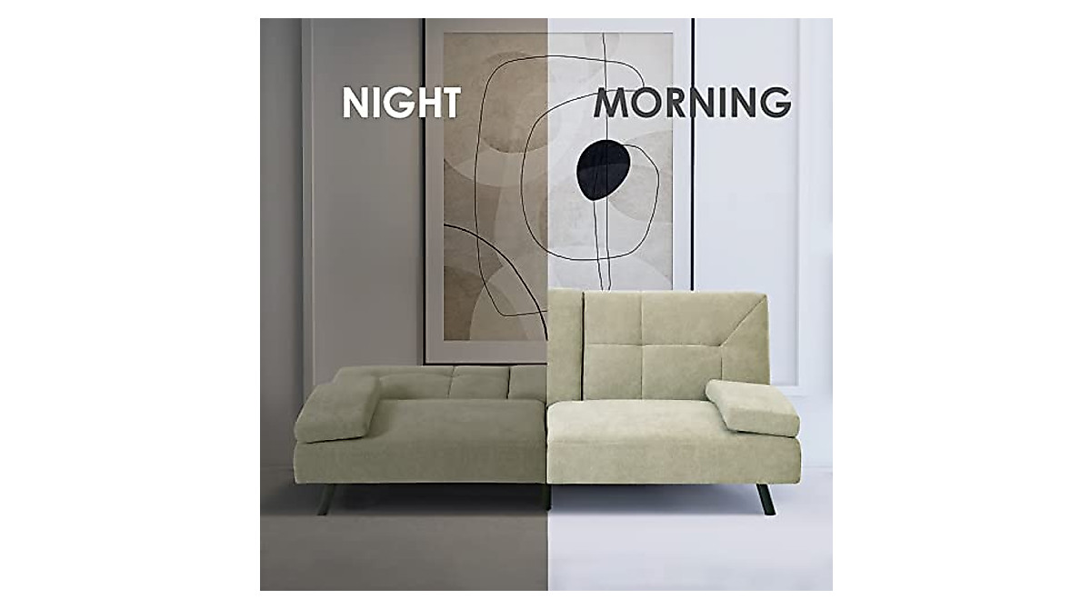 Vyfipt Convertible Futon Sofa Bed - Modern Comfort