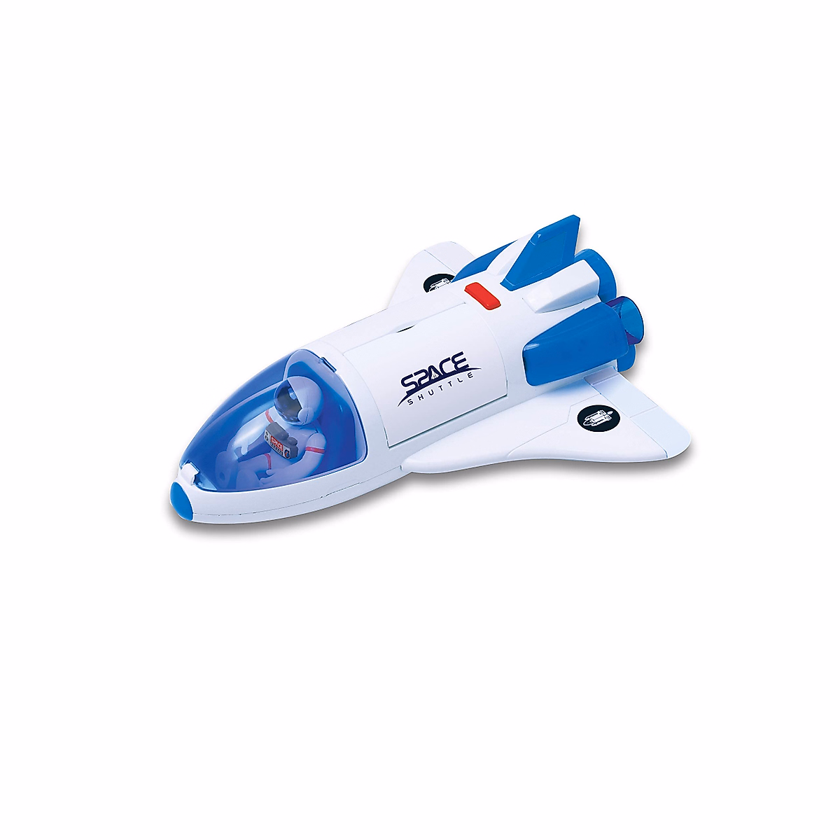 ASTRO VENTURE Deluxe Space Playset Toy - Space Shuttle, Space Station & Capsule, Space Rover & Rocket w/Lights and Sound - Space Toys for Boys and Girls