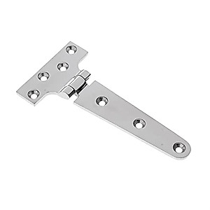 T-Hinge,Metal Tee Hinge, 2pcsT Hinges, Gates, Thicker Hinges, Heavy Duty Hinges for Wooden Fences, Sheds, Wooden Boxes, Garden Gates, Cabins, Warehouse Doors