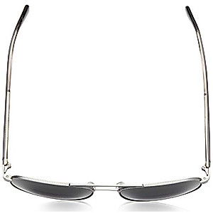 Fossil Men's FOS 2081/S Pilot Sunglasses, Matte Ruthenium, 57mm, 17mm