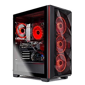 Skytech Gaming Skytech Chronos Gaming PC Desktop – Intel Core i5 12400F 2.5 GHz, Intel Arc A750, 1TB NVME Gen4 SSD, 16GB DDR4 RAM 3200, 650W Gold PSU, 11AC Wi-Fi, Windows 11 Home 64-bit