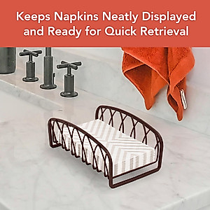 Spectrum Diversified Twist Guest Towel Holder, Bronze