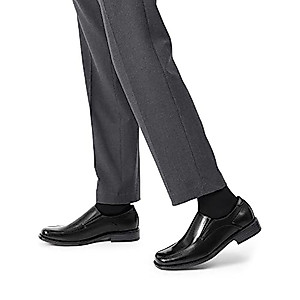 Bruno Marc Men's Leather Lined Dress Loafers Shoes, Black, Size 13W, Statewide-01