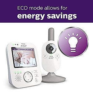 Philips AVENT Digital Video Baby Monitor, SCD843/37