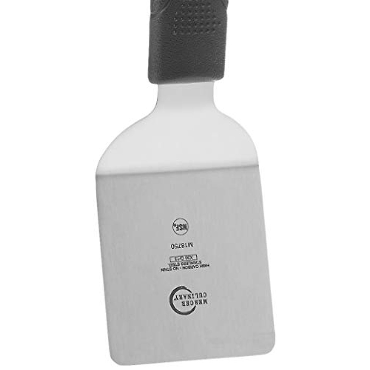 Mercer Culinary Millennia Mini Turner/Spatula, 2.5 Inch x 2.5 Inch Blade, Black Handle