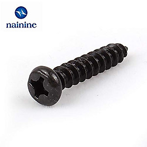 Mercury_Group Fasteners, 500Pcs M2 M2.3 M2.6 M3 PA Micro Laptop Repair Screws Computer PC Pan Self-Tapping Electronic Small Wood Screws SS03