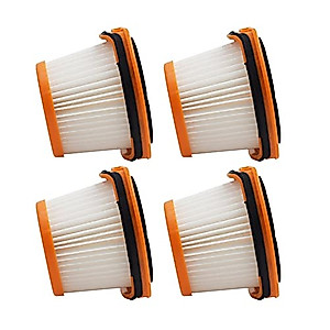 JUSTHAI Pack of 4 Shark Wandvac System Filters WS620 WS630 WS632 Cordless Vacuum Cleaner XFFWV360 Vacuum Cleaner Spare Parts