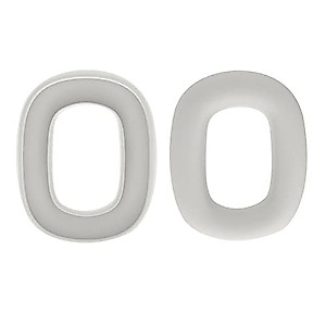 CONVELIFE Replacement Soft Silicone Ear Pads Internal Earpads Cushions Protectors Covers Accessories Compatible with Apple AirPods Max Headphones - White