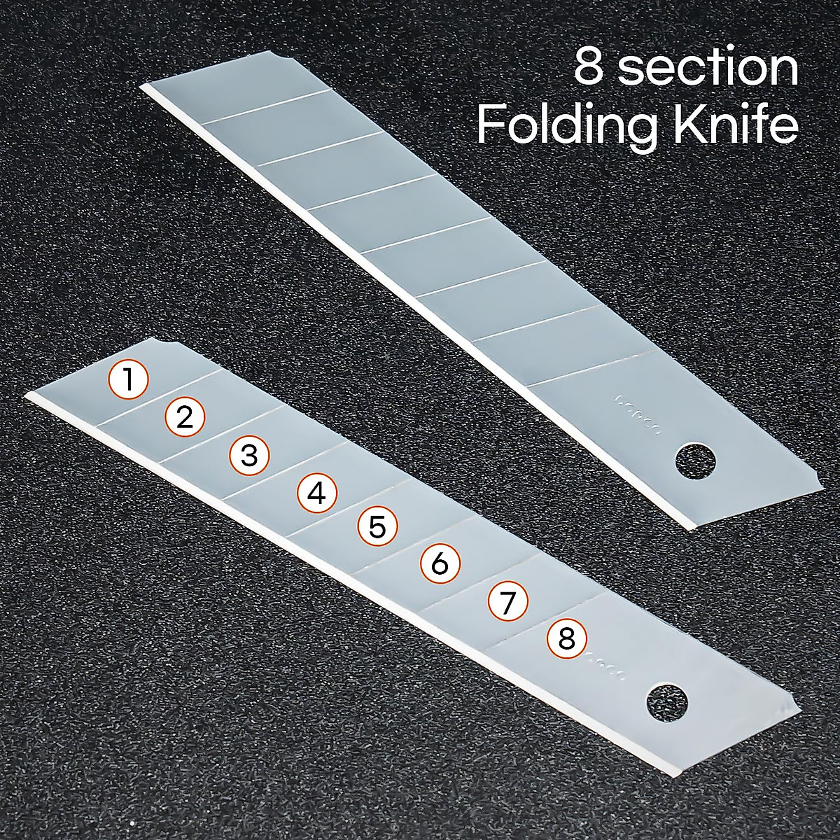 DORCO Professional L602 18mm Snap-Off Cutter Knife + Precision 18mm (11 Blades) - Premium Quality Die-Cast Body with Auto-Lock & Safety Block System