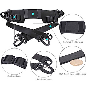 TOMALL Adjustable Carrying Belt Strap Hand Carrying Handle Shoulder Strap Belt for Xiaomi Mijia M365 Electric Scooter Kids Bikes Foldable Bicycle