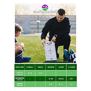 MadSportsStuff Happy Panda Bear OTC Socks (Sky Blue, Small)