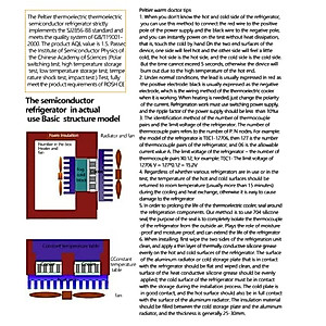 Teyleten Robot TEC1-12706 Heatsink Thermoelectric Cooler Cooling Peltier Plate Module 12V 6A 30W 40x40MM (5PCS)