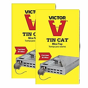 Victor Tin Cat Mouse Trap For Catch and Release - 2 Pack