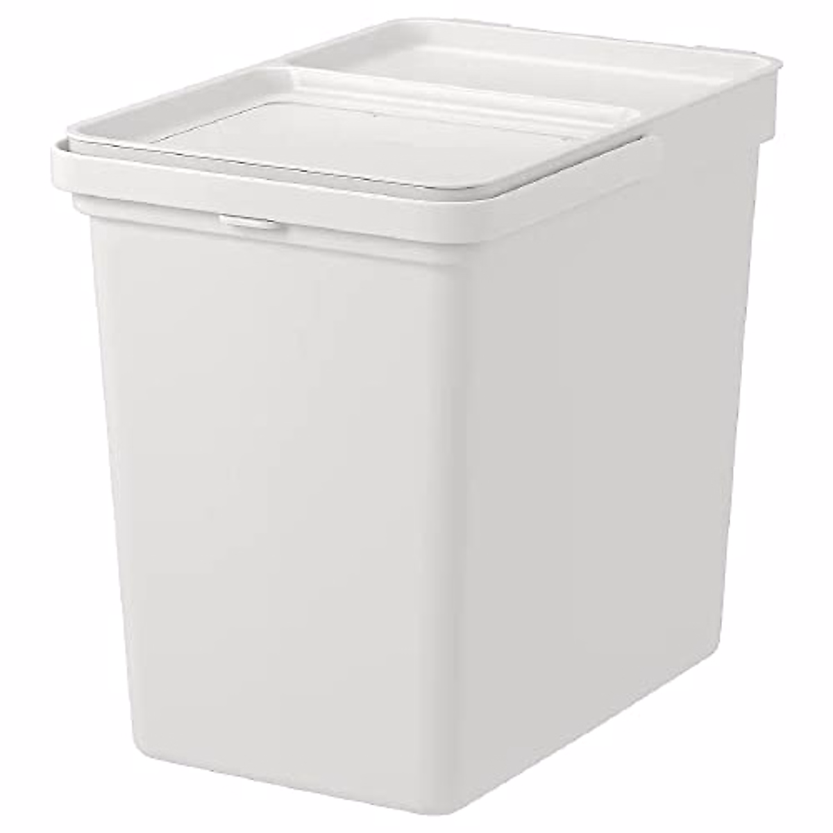 I-K-E-A HÅLLBAR Bin with Lid, Light Gray 6 Gallon