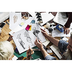 Brusarth Professional Charcoal Pencils Drawing Set 6 Pieces (Ex-Soft, Soft, Medium, & Hard) Charcoal Pencils for Drawing, Sketching, Shading, Artist Pencils for Beginners & Artists