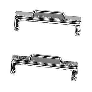 DAUZ Watch Band Connector Replacement Watch Band Connector 2 Pcs Easy Installation Metal Fine Workmanship 20mm Inner Diameter for Repair (Rose Gold)