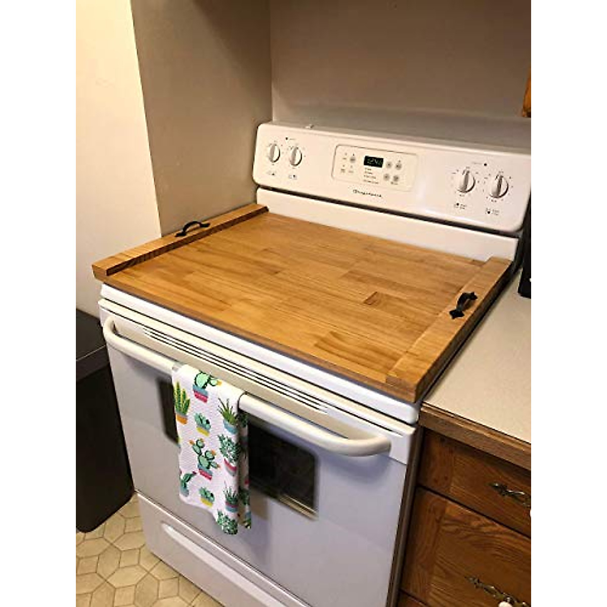 Rustic Stove Top Cover, Wooden Tray For Stove, Wood Stove Top Tray, Stove Tray, Decorative Tray