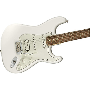 Fender Player Stratocaster HSS Electric Guitar, with 2-Year Warranty, Polar White, Pau Ferro Fingerboard