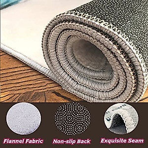 Geometric Greek Gold Pattern Area Rugs, Black Yellow Geometric Easy Clean Rug, Soft Non-Skid Carpet Throw Rug for Kids Teen Girls Boys Bedroom, Living Room Bathroom,Classroom Office 3ftx5ft