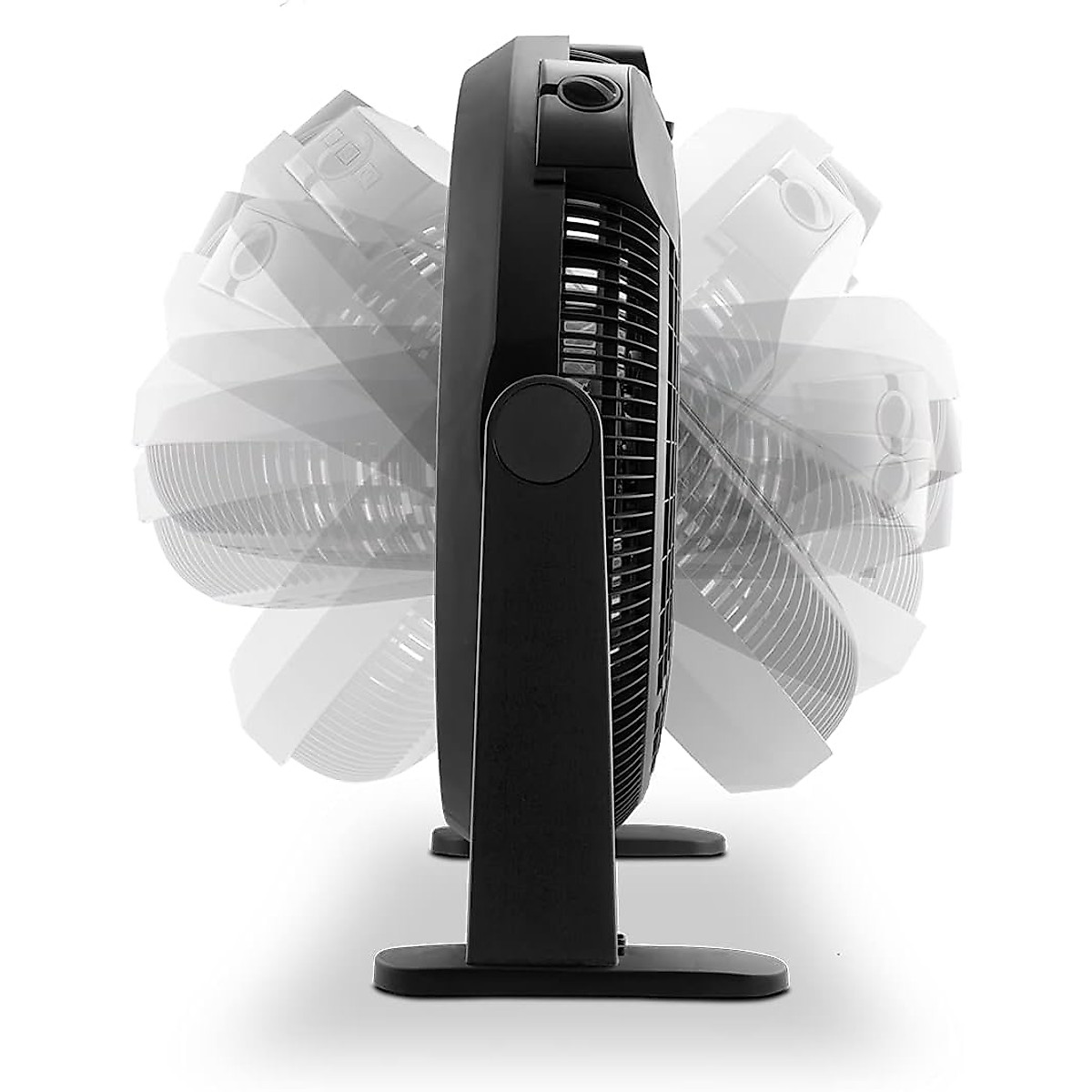 SOHLER 20 Inch High Velocity Powerful Air Circulator Fan, Ideal for Home, Bedroom, Wall Mount Option, White Noise Quiet Operation, 3 Speed Settings, Adjustable 180° Tilt, Black