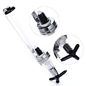 WNGDUA 1-Bottle Wall Mounted Liquor Dispenser Bar Butler Bracket Cocktail Alcohol Drink Shot Wine Holder for Home Bar Beer Pourer Liquor Drinking Beverage Bottle Whisky Dispenser