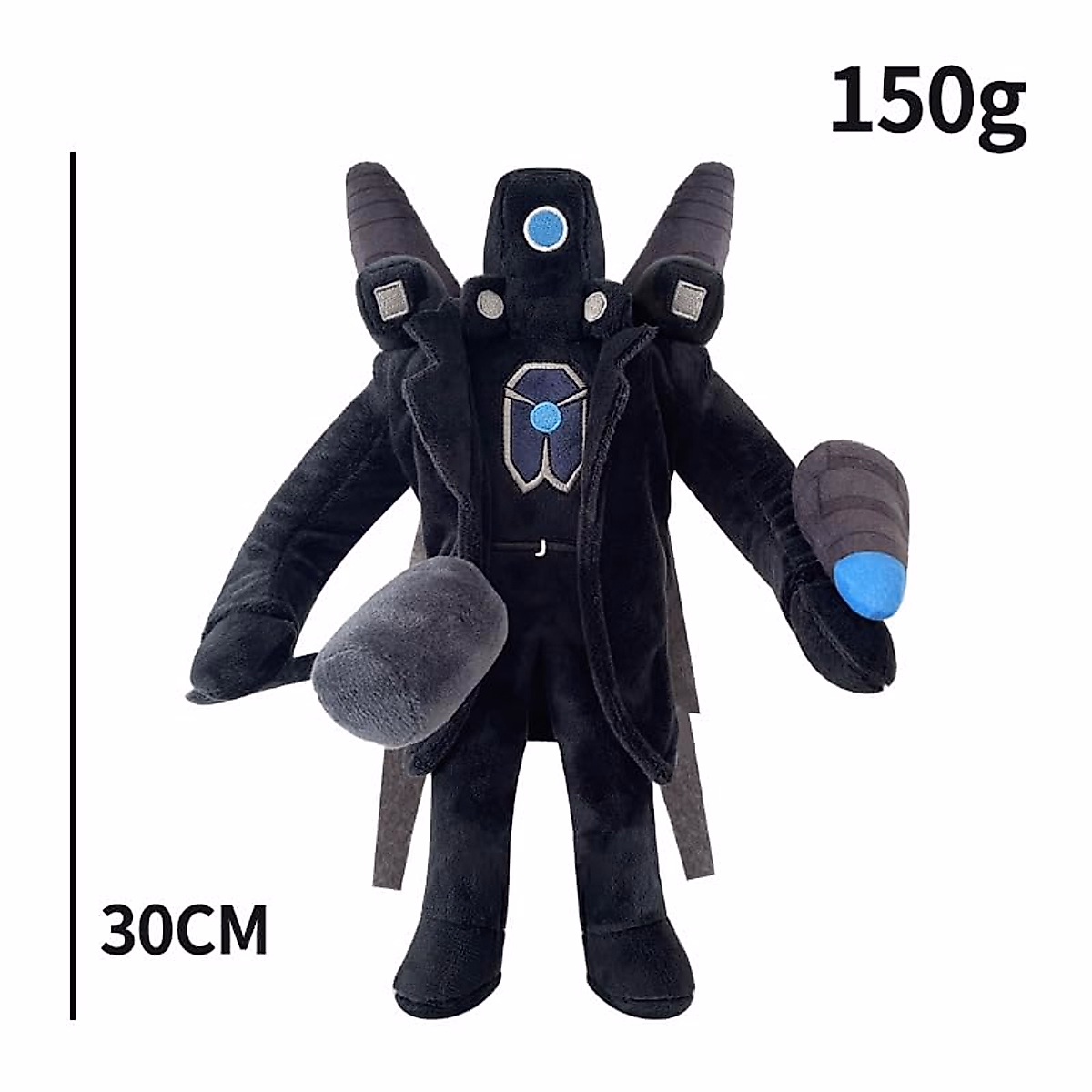 Lianxiaw Skibidi Toilet Toy Plush, Cameraman Plush and Speakerman Plush Set for Kids and Collectors, Horror Game Stuffed plushies Doll Toys Collectible Gifts for Kids Fans Aldults Birthday