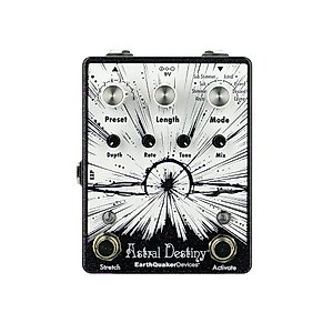 Earthquaker Devices Astral Destiny Octal Octave Reverberation Odyssey Pedal, Blue Lilac and White (CME Exclusive)