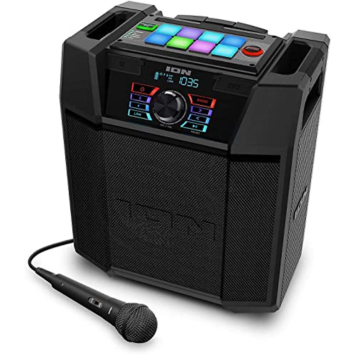 ION Explorer FX High-Power Bluetooth Speaker with Sound Effects IPX4 Water-Resistant (Renewed)