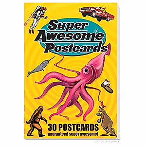 Accoutrements Super Awesome Postcard Book