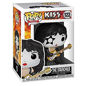 POP Rocks: KISS - Starchild (Paul Stanley) Funko Vinyl Figure (Bundled with Compatible Box Protector Case), Multicolored, 3.75 inches