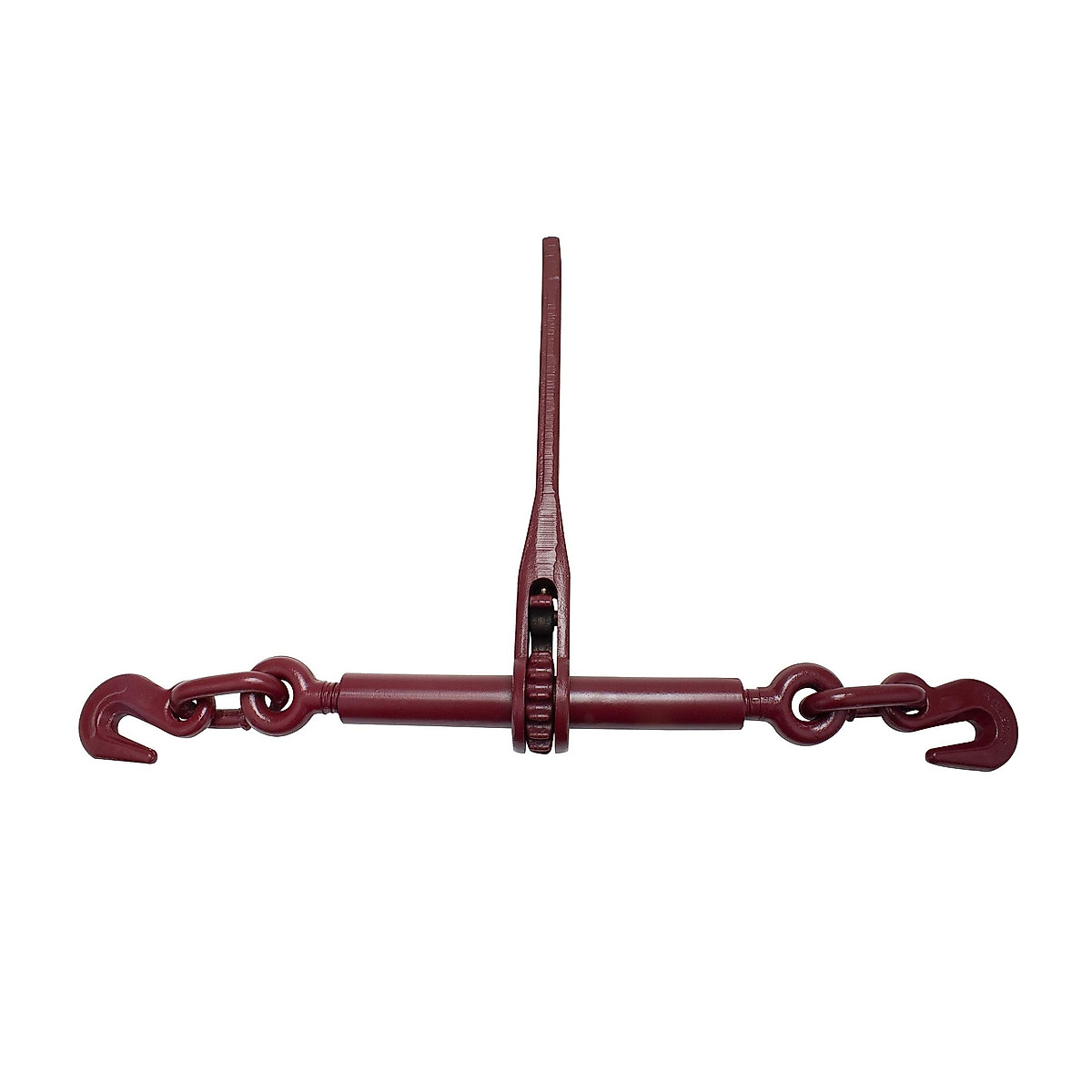 Mytee Products 5/16" Grade 70 Chain and Binder Kit | Includes (4) 5/16" - 3/8" Ratchet Load Binder & (4) 5/16" x 12' G70 Transport Chain w/Grab Hooks | 4700 lbs WLL for Flatbed Truck Trailer Tie Down