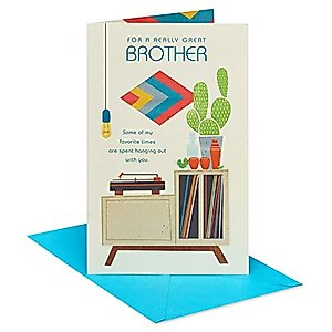 American Greetings Birthday Card For Brother (Good Time When We're Together)