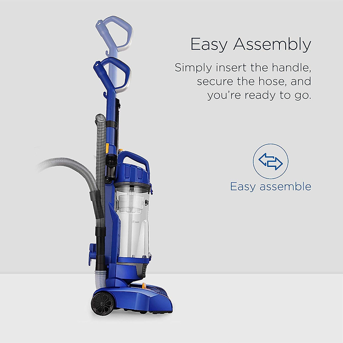 eureka NEU182A PowerSpeed Bagless Upright Vacuum Cleaner, Lite, Blue