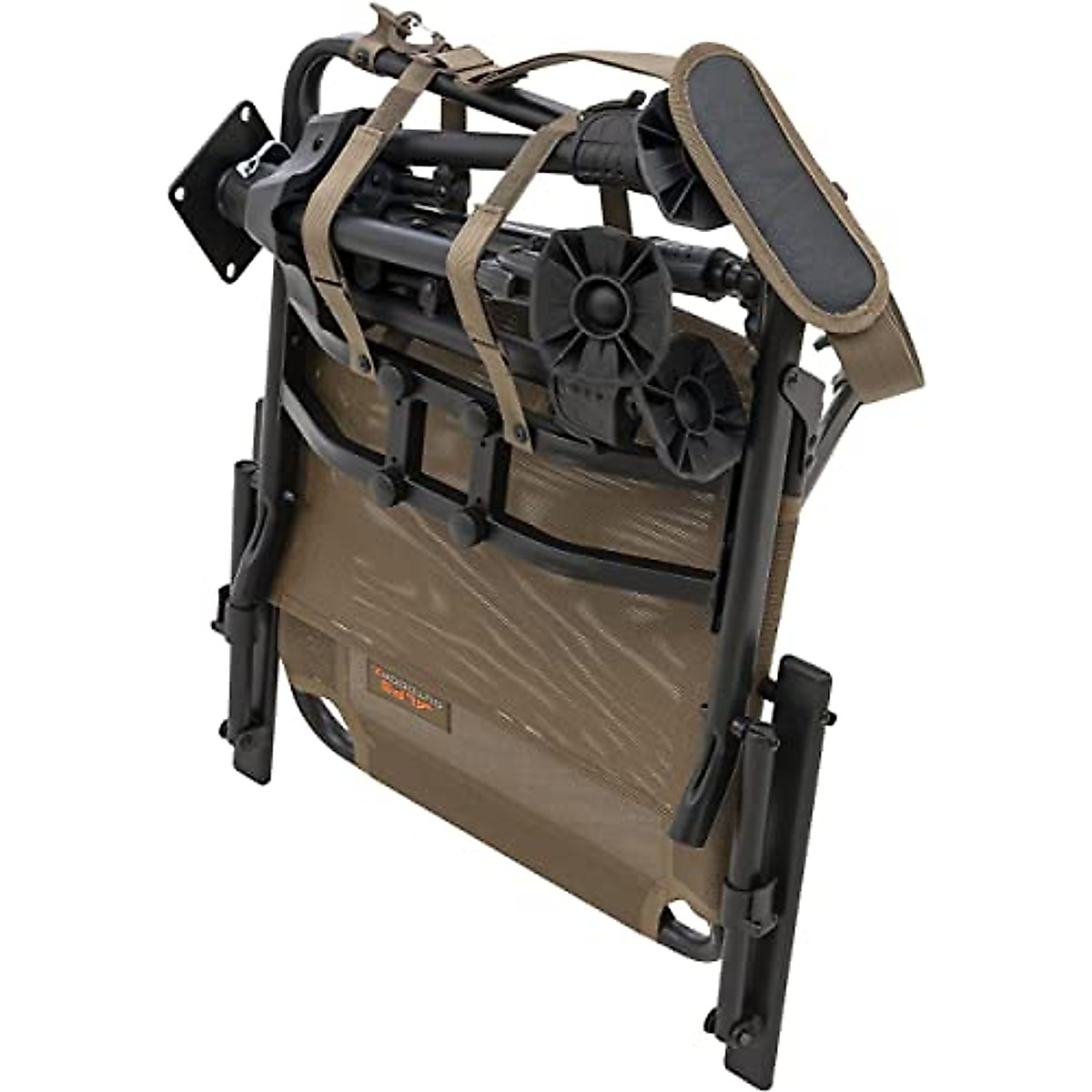 ALPS OutdoorZ Stealth Hunter Hunting Chair,Adjustable Height Deluxe, Brown - New