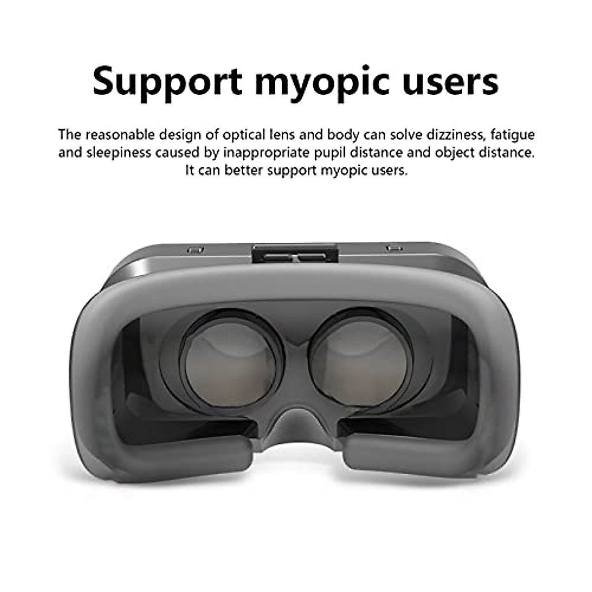 Head Mounted 3D HD VR Glasses - Universal Goggles Movies Video Games 360 ° Panoramic Immersive Experience Movies Video Games VR Glasses forChildren Family Adults Birthday Holiday