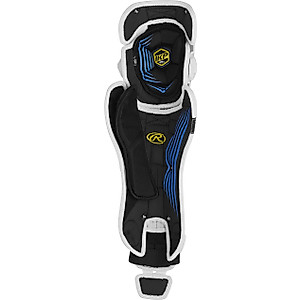 Rawlings | MACH Catcher's Leg Guards | Baseball | Intermediate | White/White