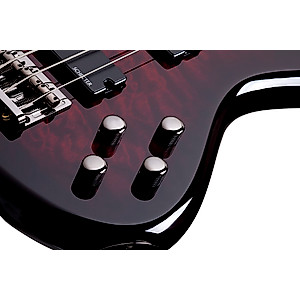 Schecter Stiletto Extreme 4 Bass Guitar - Black Cherry