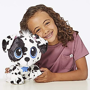 Little Tikes Rescue Tales Adoptable Pets - Dalmatian | Interactive Soft Cuddly Plush Pet Toy with Collar, Tag, Head Nods, Tail Wags, Lifelike Puppy Whines, Pants, and More Sounds | Ages 3+