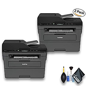 Electronics Basket-Brother Brother DCP-L2550DW All in One Monochrome Laser Printer (DCP-L2550DW) 2 - Pack Bundle